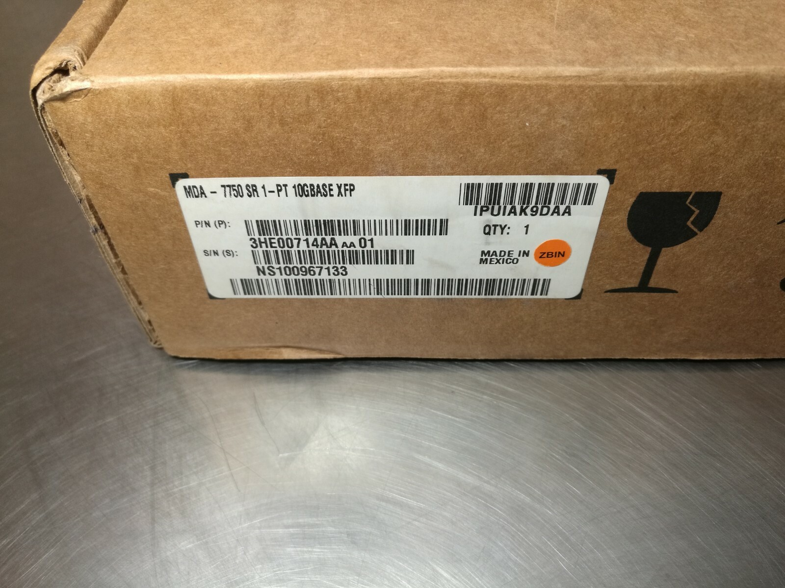 Alcatel Lucent MDA-7750 SR 1-PT 10GBASE XFP 3HE00714AA IPUIAK9DAA M1 ...