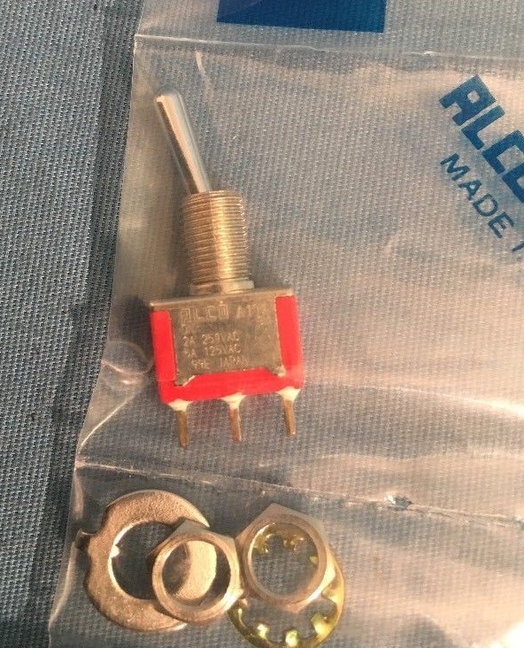NEW ALCO A101 2 Position Toggle Switch Alcoswitch A101SYZQ on-on 125V ...