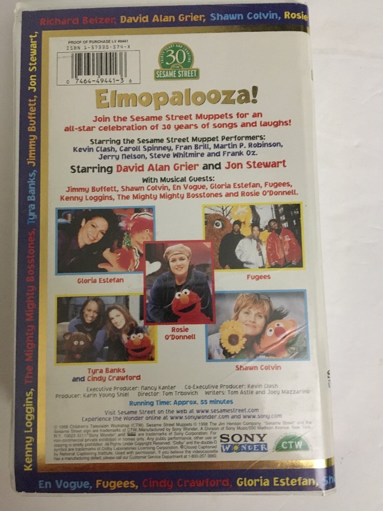Elmopalooza Vhs