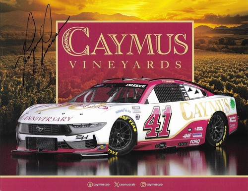 2024 SIGNED RYAN PREECE #41 CAYMUS VINEYARDS 50th ANNIV SONOMA HERO ...