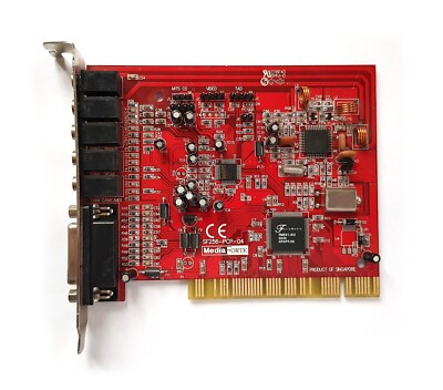 Media Forte SF 256 PCP-R ForteMedia FM801-AU Sound Card With FM tuner ...