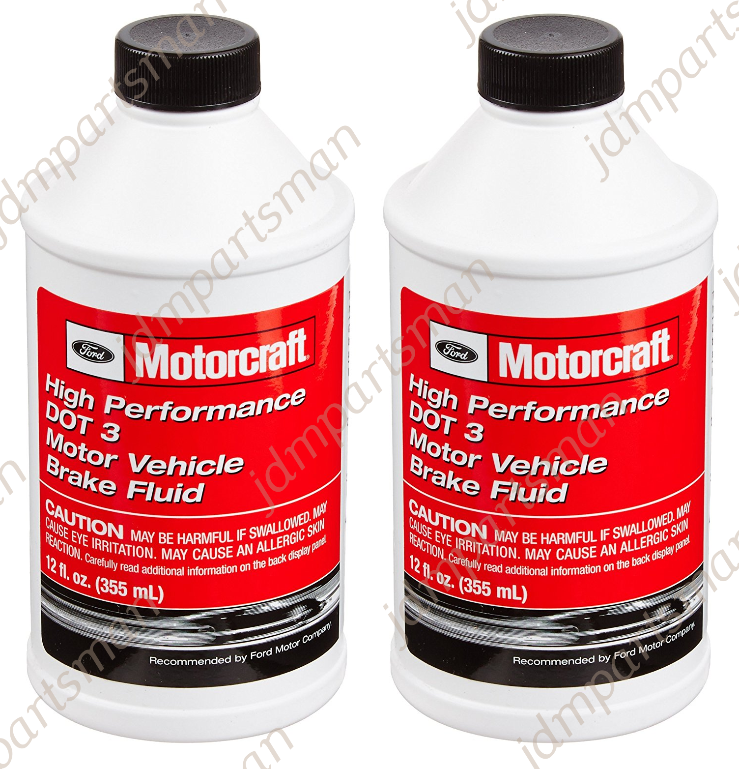 Motorcraft - High Performance DOT 3 Brake Fluid 12 oz (Pack of 2) fits ...