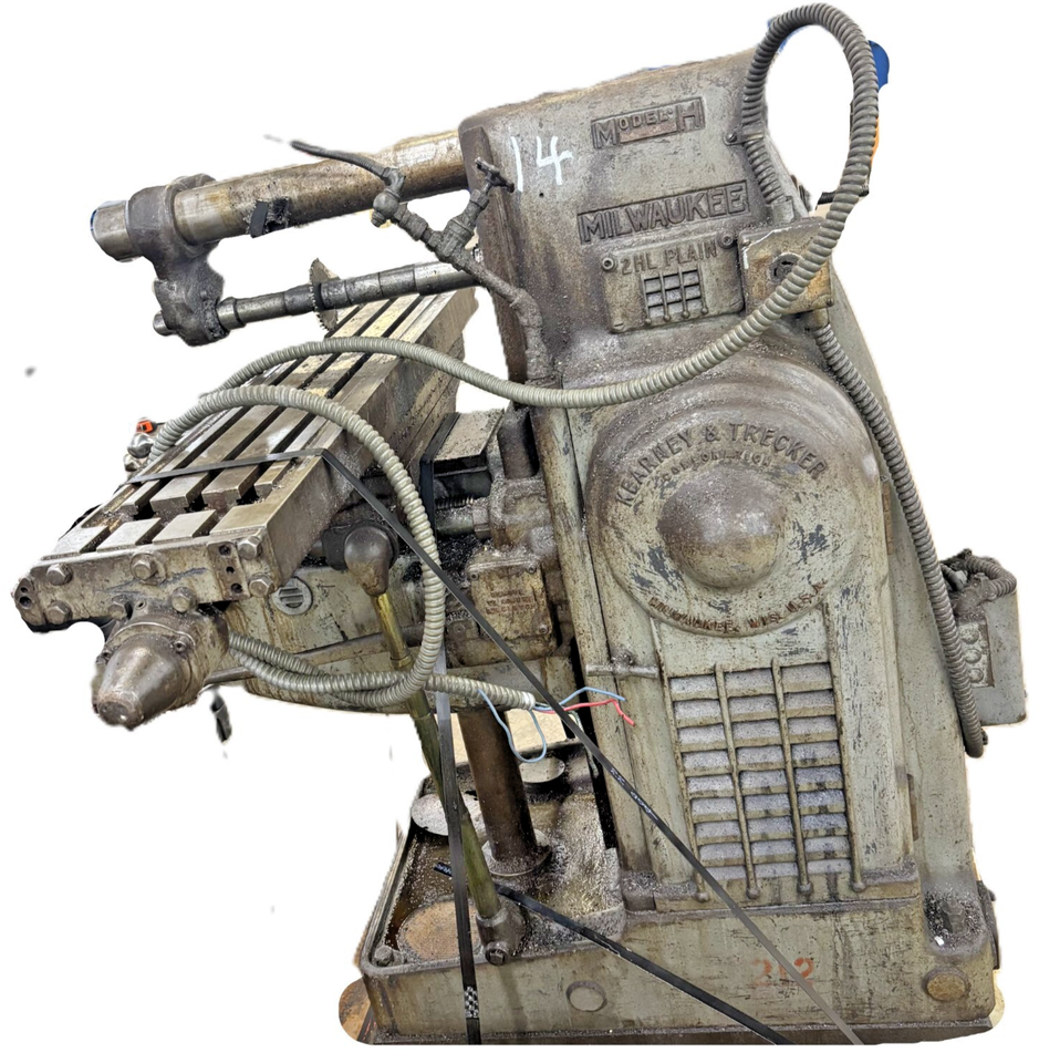 KEARNEY AND TRECKER MILWAUKEE MODEL H HORIZONTAL MILLING MACHINE SERIAL ...