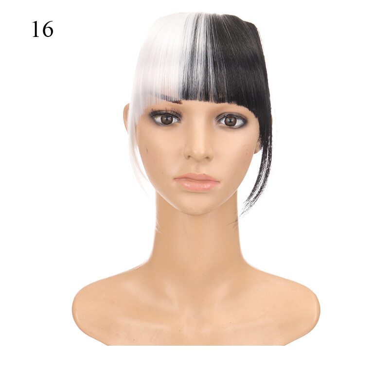 Clip In Women For Human Hair Neat Bangs Front Fringe Hair Extensions ...