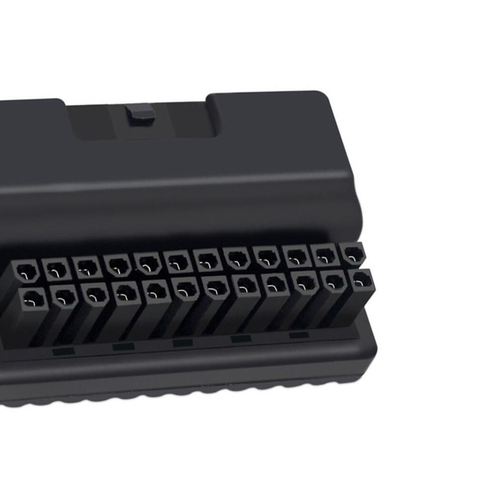 ATX 24 Pin To 90 Degree Power Turn Adapter 24Pin Power Supply Cable ...