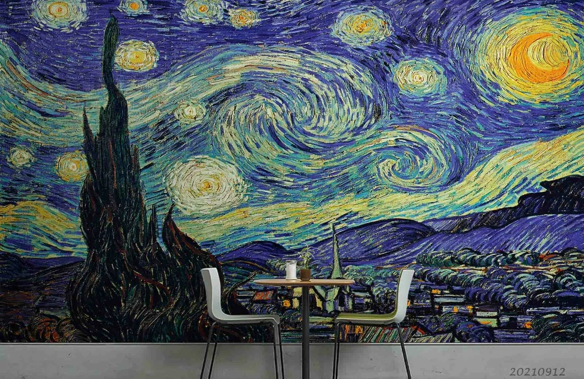 Vincent Van Gogh Starry Night Wallpaper