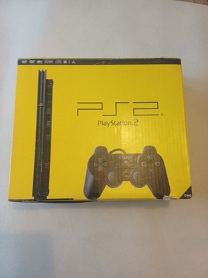 Sony PlayStation 2 PS2 Console – Complete in Box CIB – Original Yellow ...