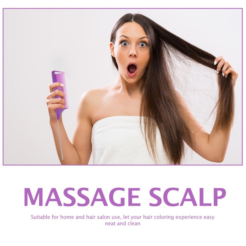 Hair Styling Comb Hairstyling Set Coloring Special Brush Barbershop ...