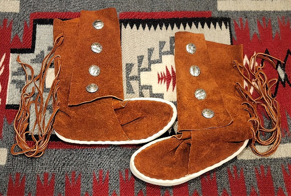 Navajo, Native American Hand Made Leather Boots | eBay