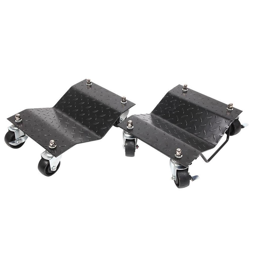 4x Heavy Duty Automotive Wheel Dolly Tire Dollies Set for Moving Cars ...