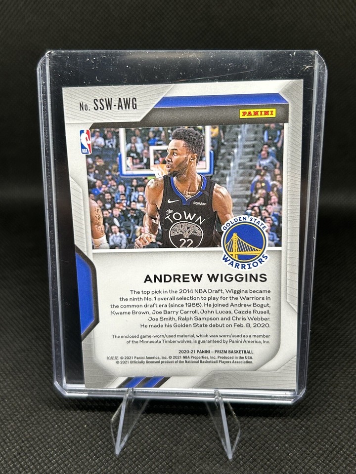 2020-21 Panini Prizm Sensational Patch ANDREW WIGGINS Card # SSW-AWG | eBay