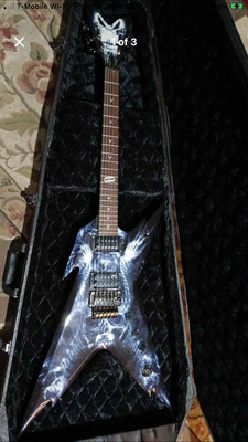 Dean Dimebag Razorback DB Series Electric Guitar with Case - X-Ray ...