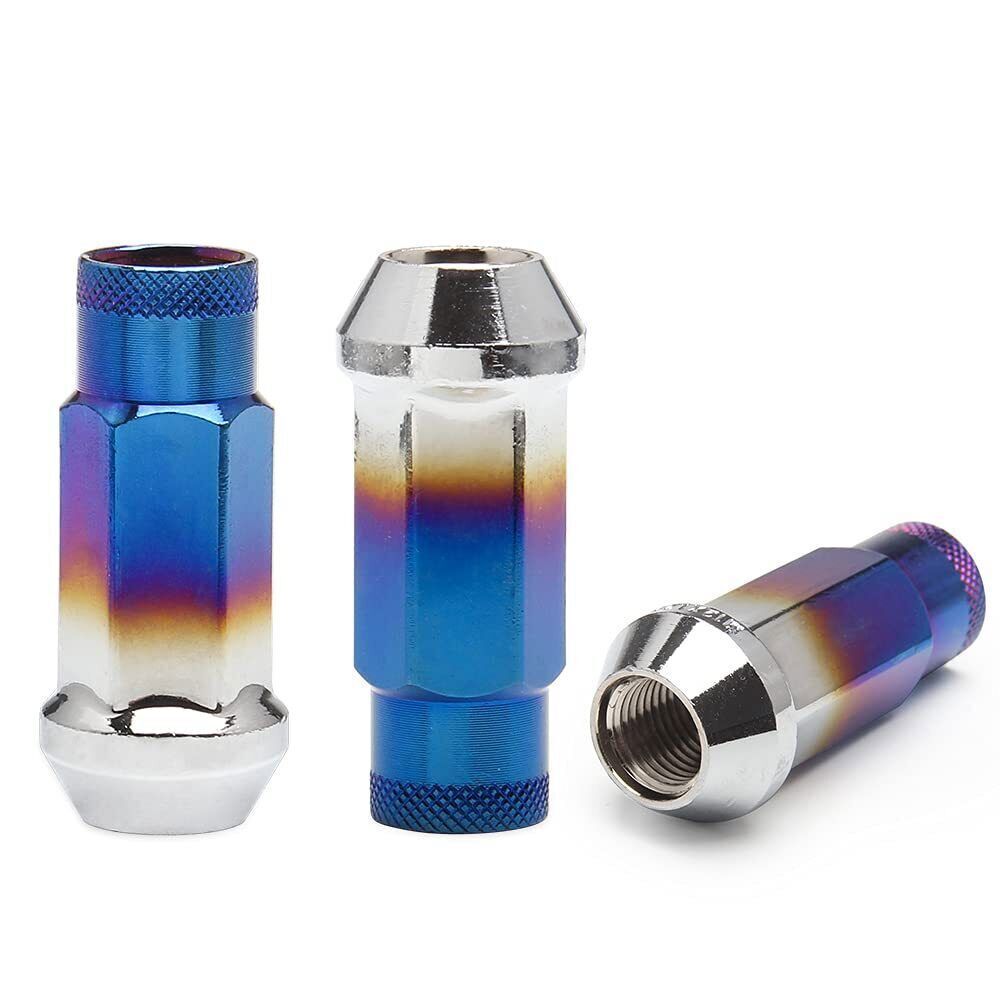 20X Extended Open End Steel Wheel Rim Tuner Lug Nuts M12 x 1.25 For ...