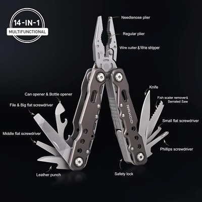 Multitools Flashlight Torch Set,3-in-1 Pocket-sized Multi-Tool Plier hand tool | eBay Australia