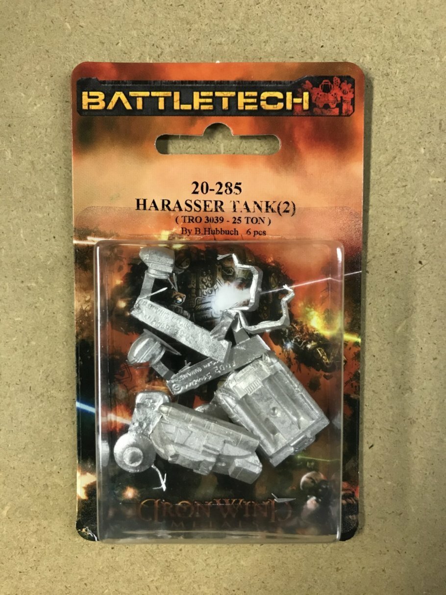 Battletech Miniatures - Harasser Tank (2) - 20-285 - Iron Wind Metals ...