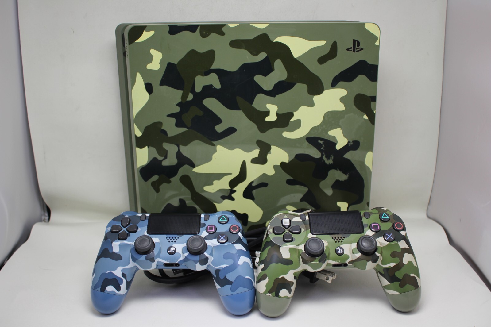 Sony Playstation 4 PS4 Slim CUH-2115B 1TB COD Camoflauge Console w/ 2 ...