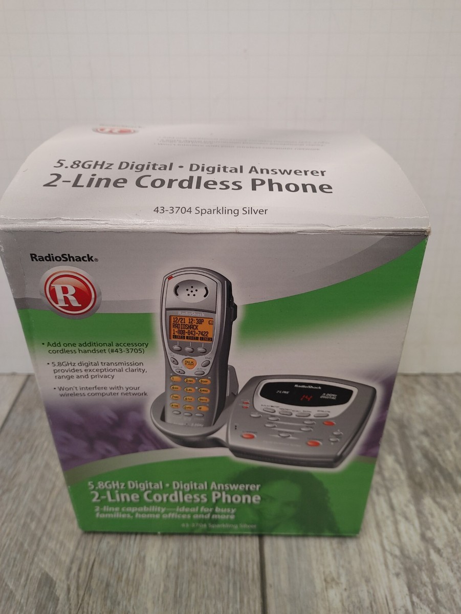 Radio Shack Clarity Phone RADIO SHACK 2.4 GHz Digital Rechargeable