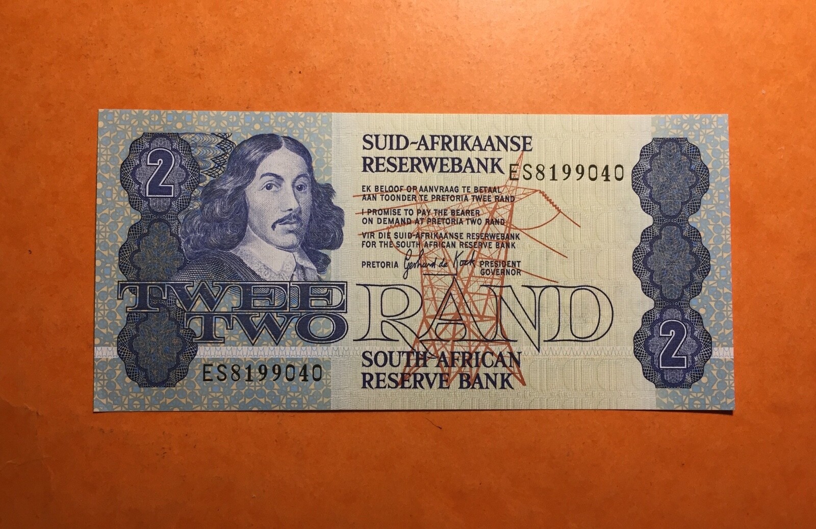 2 RAND TWEE RAND 1981 1990 BILLET AFRIQUE DU SUD SUID AFRIKAANSEE SOUTH ...
