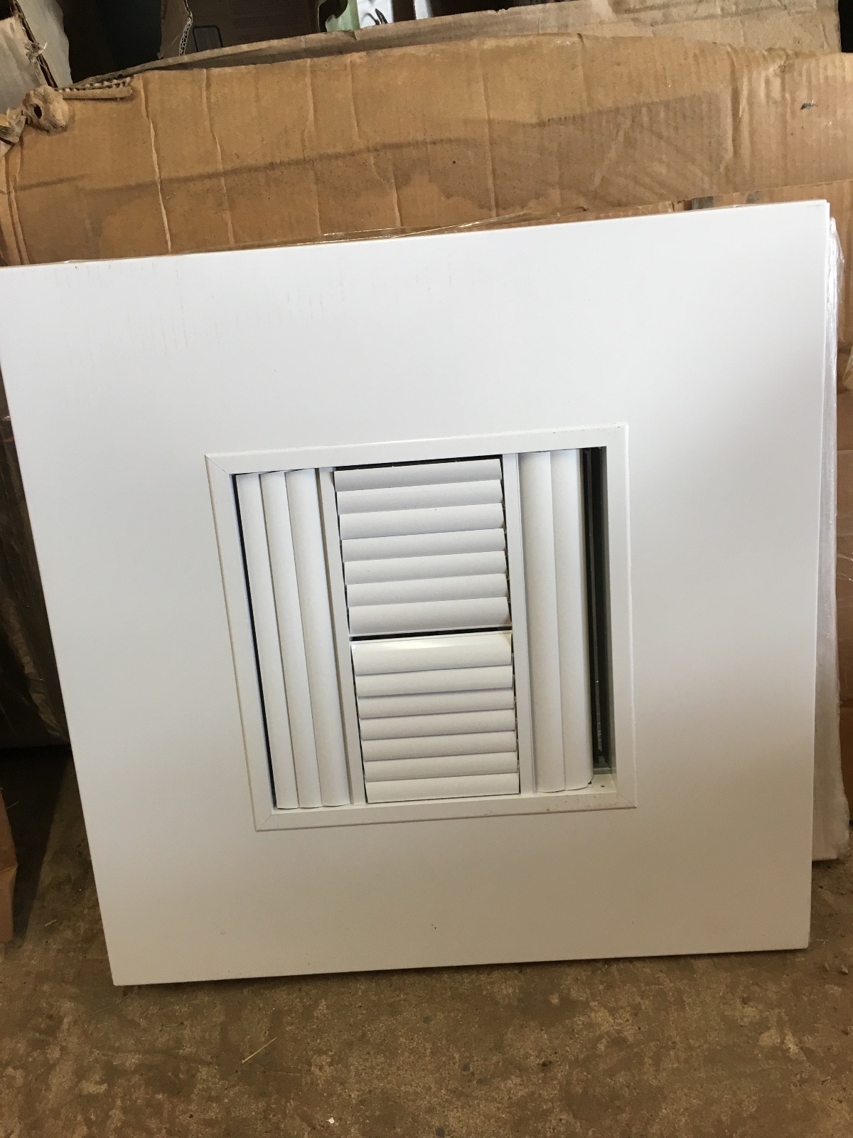 Titus 250-AA Aluminum Curved Blade Diffuser 12x12 Duct 24x24 | eBay