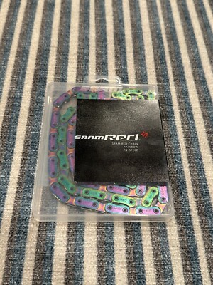 SRAM RED AXS FLATTOP ROAD CHAIN (RAINBOW) (12 SPEED) (120 LINKS) (D1 ...