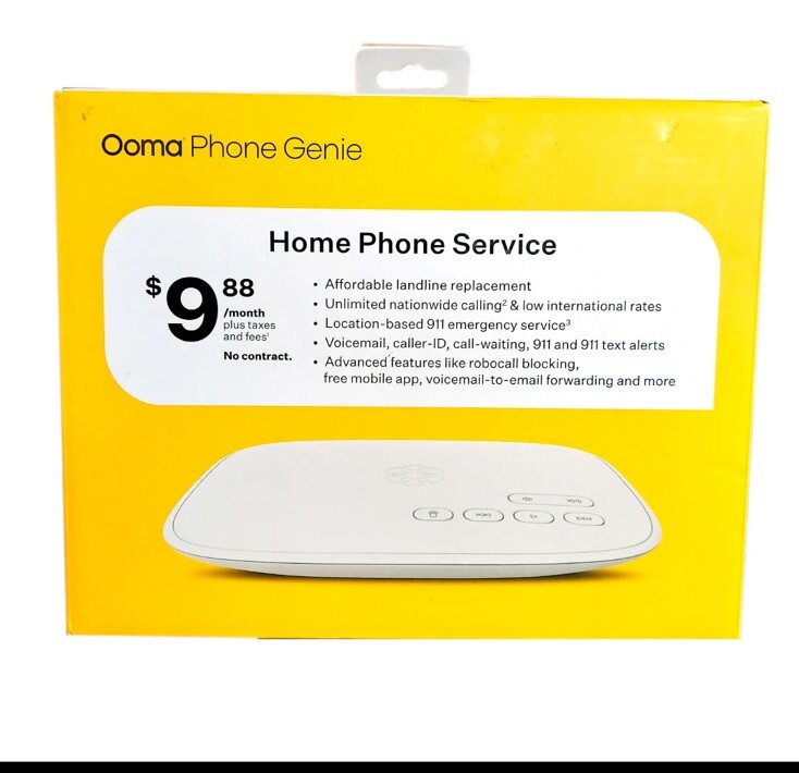 Ooma Phone Genie - Home Phone Service No Contract Advanced Calling ...