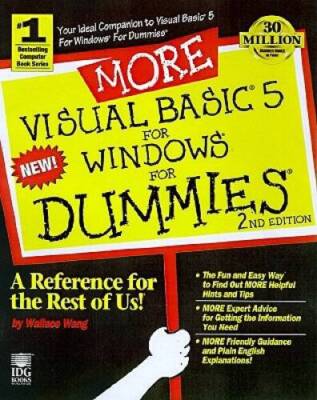 More Visual Basic 5 for Windows for Dummies - Paperback By Wang, Wally - GOOD 9780764501333| eBay