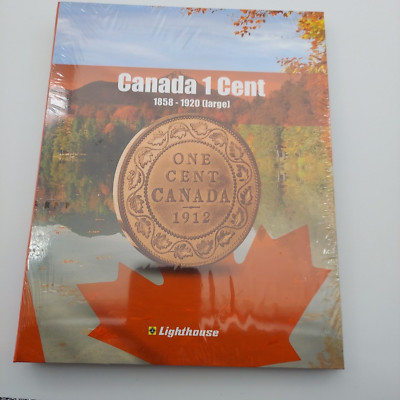 Lighthouse Vista Canadian Large Cent Coin Album 1858 - 1920 | eBay
