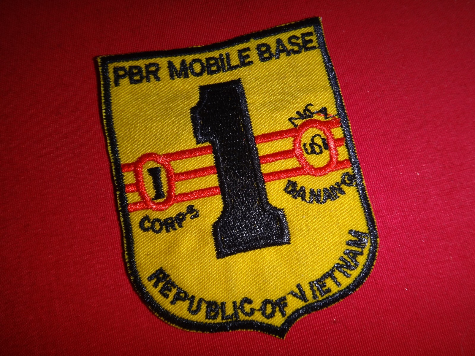 Vietnam Guerre Patch États-unis Marine PBR Mobile Base 1 Nsa À Da Nang ...