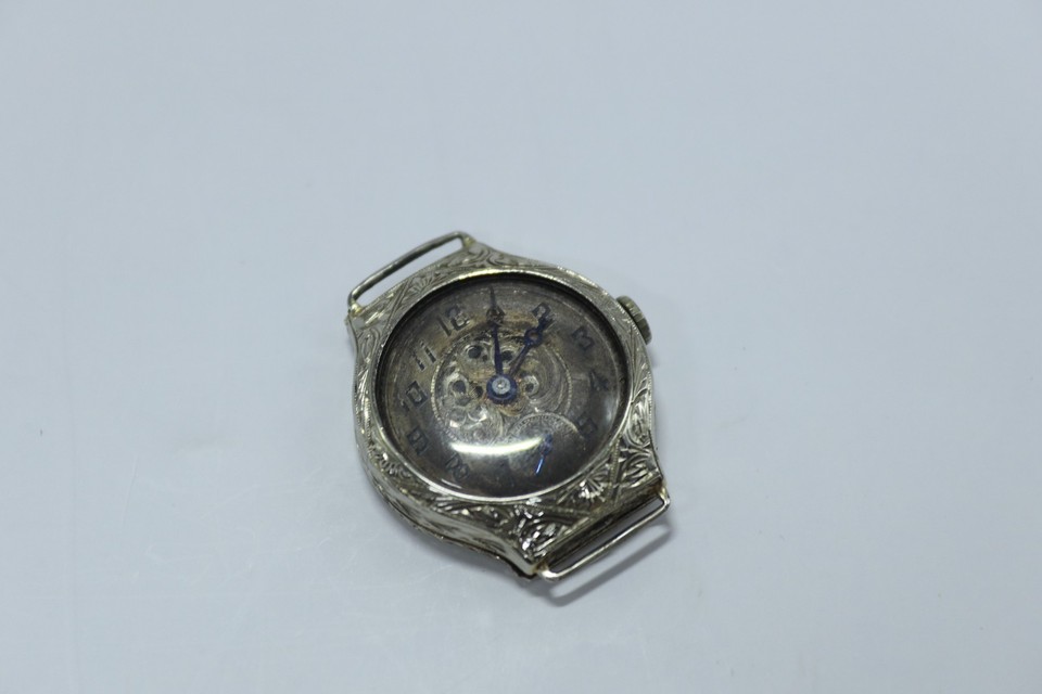 Vintage 14K White Gold Ladies Wrist Watch, 3.8 Grams Case Weight, Not ...