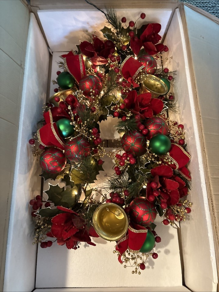 Neiman Marcus Classic Christmas Garland - 6ft Prelit - MINT - GORGEOUS ...