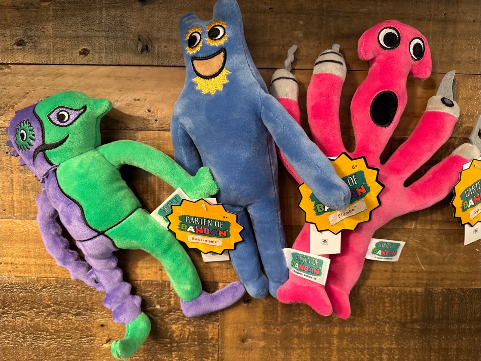 PhatMojo Garten of Banban BitterGiggle Flumbo Syringeon Plush Lot SET ...