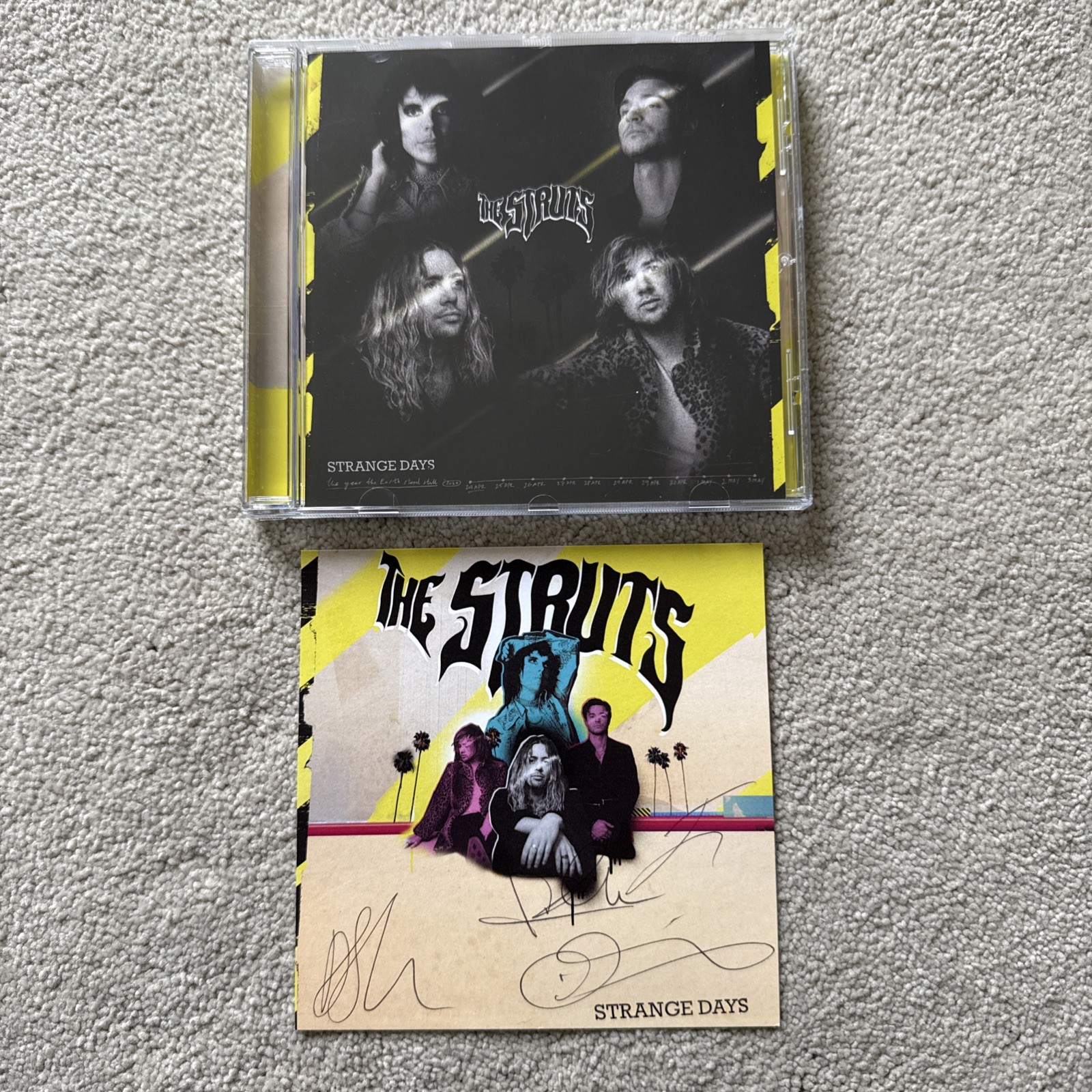 Signed - The Struts - Strange Days - CD Autographed Art card ...