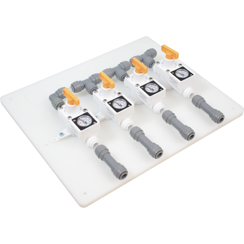 Duotight Draft Regulator Board | Gas Manifold | 4 Way with regulator ...