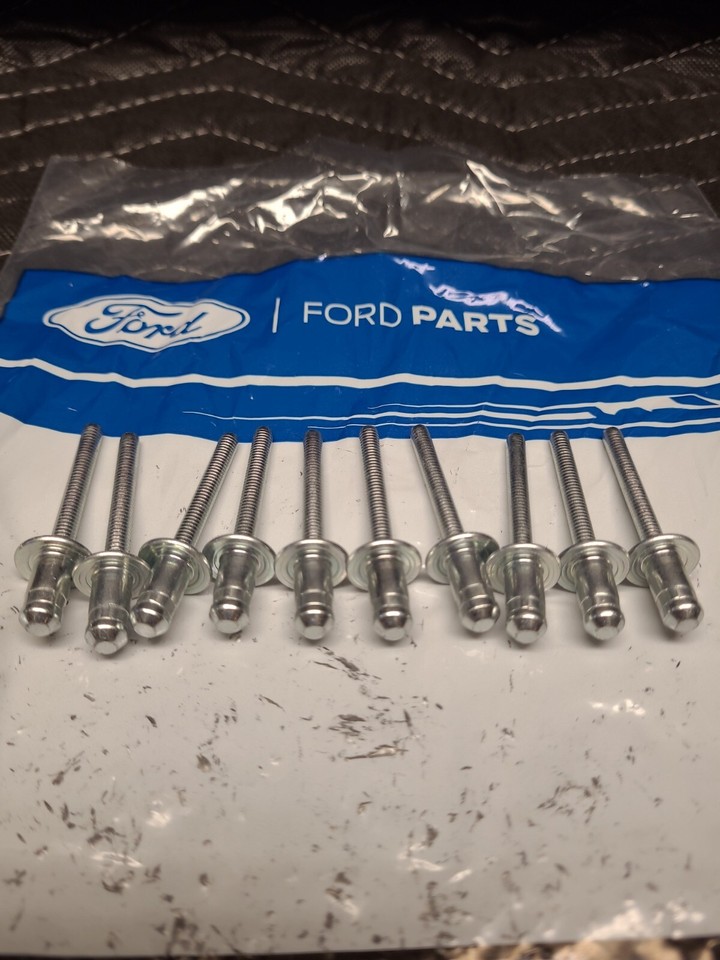 NEW GENUINE Ford Steel Rivets (10) W707638-S900C Ford F150 Aluminum ...