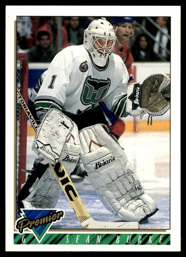 1993 Topps Premier #241 Sean Burke - Hartford Whalers | eBay