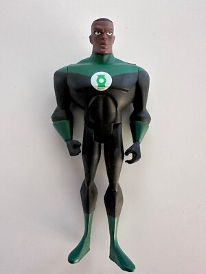 DCU Justice League Unlimited John Stewart Green Lantern JLU Figure w ...