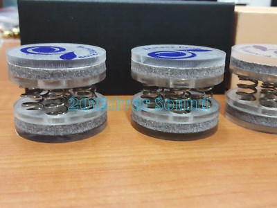 4x Spring Float Speaker Spike Amp Stand Base Feet HIFI isolator Feet ...
