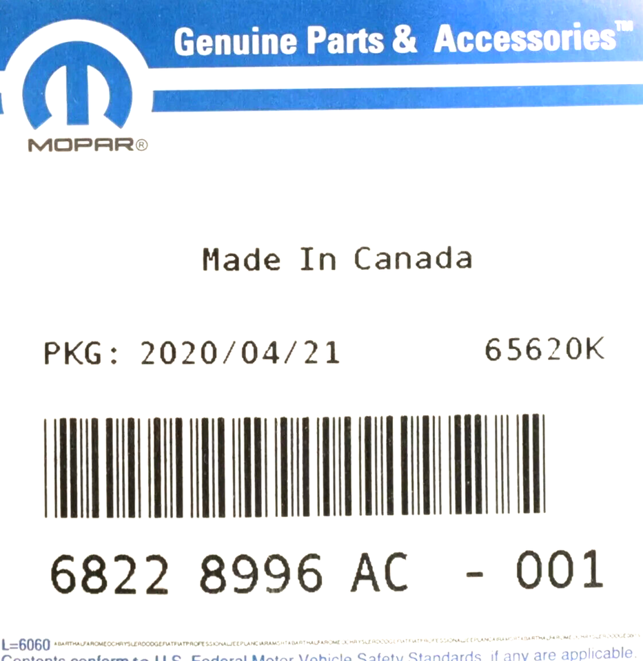 Grille for Chrysler Pacifica Voyager 2017-2024 68228996AC MOPAR OEM ...