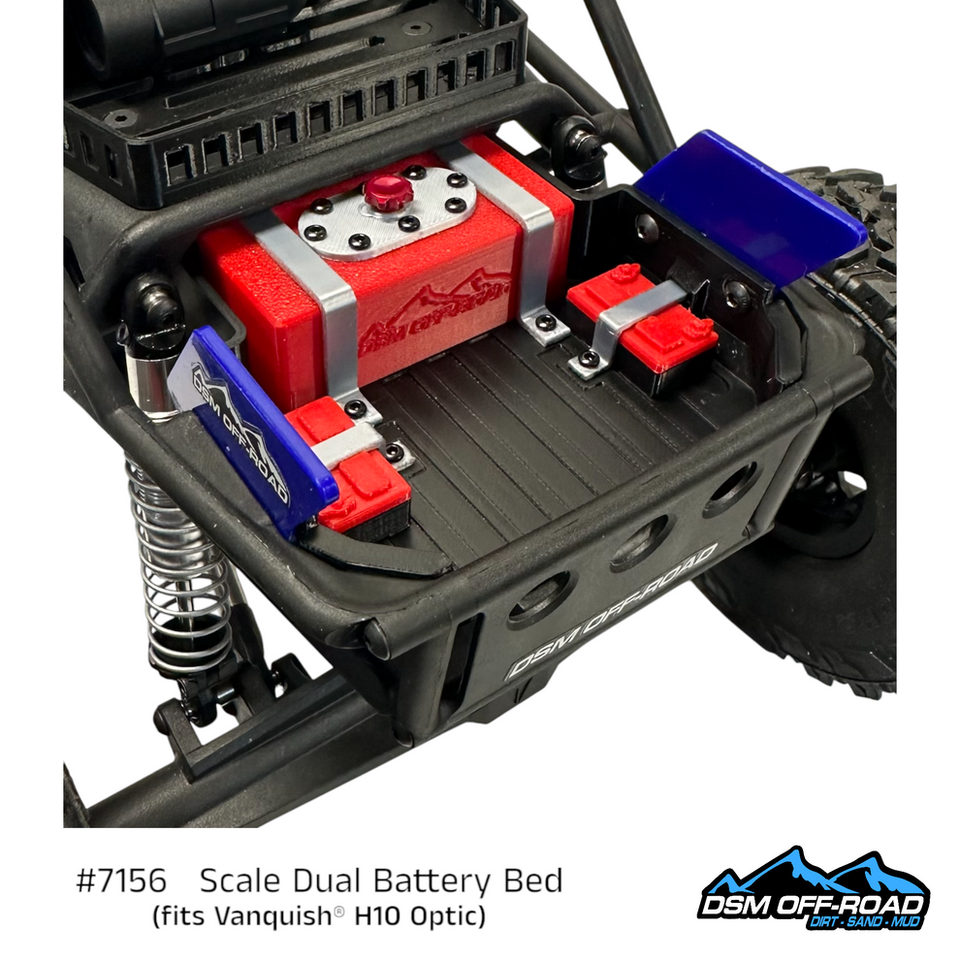 Scale Dual Battery Bed (For Vanquish® H10 Optic 1/10 Scale Crawler) | eBay