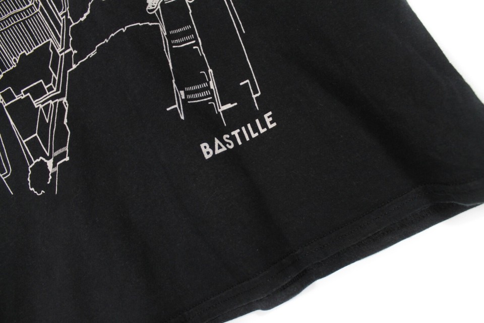 Original Bastille Band Concert T-shirt Wild Wild World Tour Tee Shirt ...