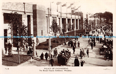 R403077 Wembley The British Empire Exhibition Palace of Engineering ...