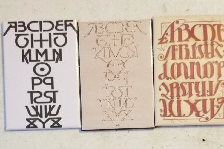 Ambigram Alphabet
