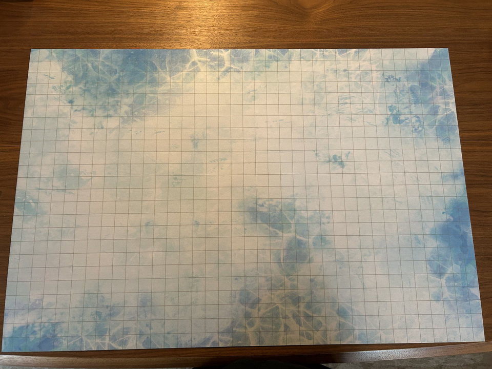 DungeonMats Gaming Mat 24x36" w/1" Grid Neoprene Terrain D&D DND ...