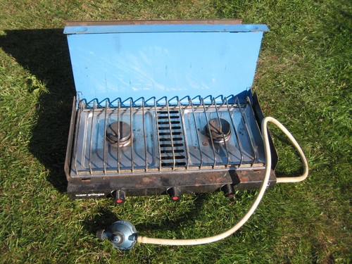 Campingaz Folding Stove Double Burner Stove and Grill compact gas cook ...