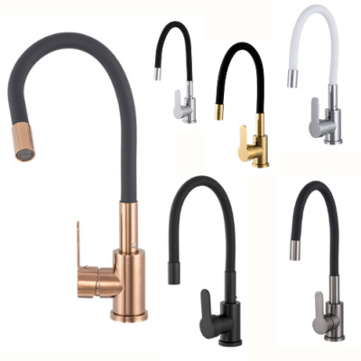Kitchen Sink Tap Flexible Mixer Flex Tap Rubber Spout UK | eBay UK