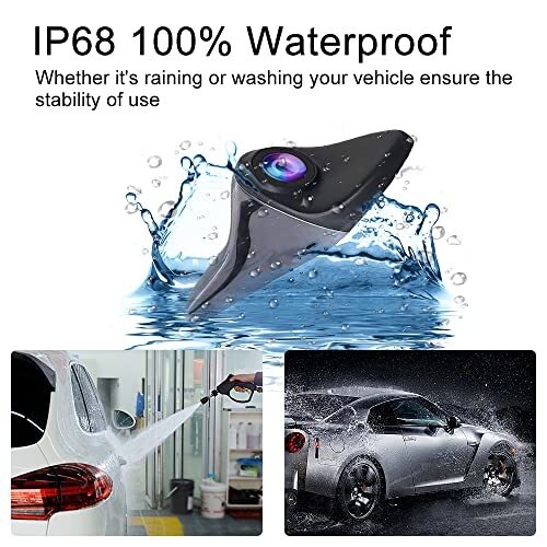 Side view camera 7 inch HD surveillance system, IP68 waterproof blind 7 ...