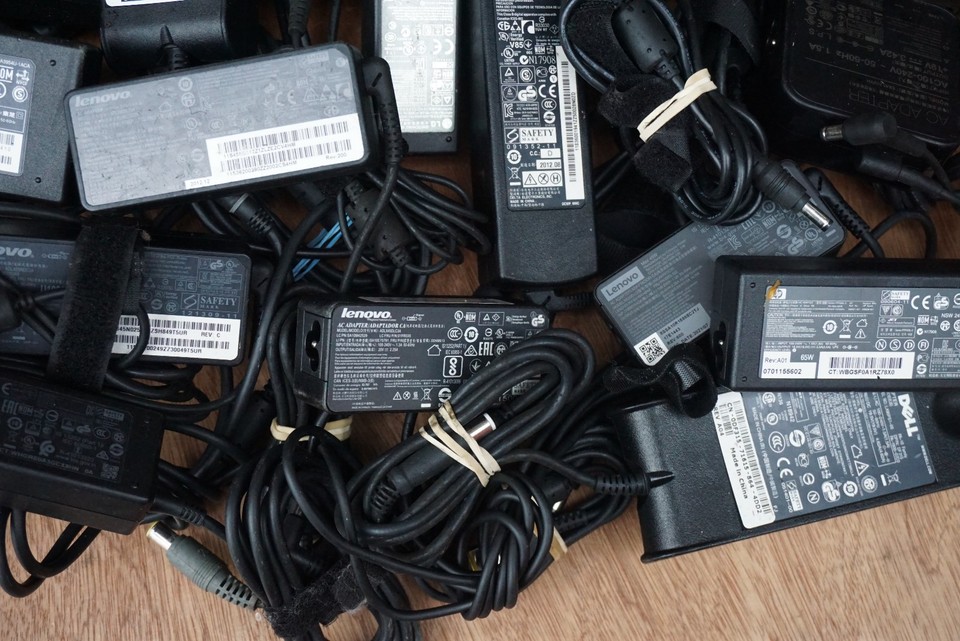 Laptop Power Supply Charger Adapter Bundle Job Lot Dell HP Lenovo Asus ...