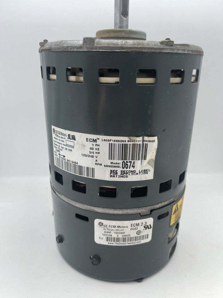 GE Genteq ECM 2.3 3/4 HP Blower Motor D674523P05 MOT12988 | eBay