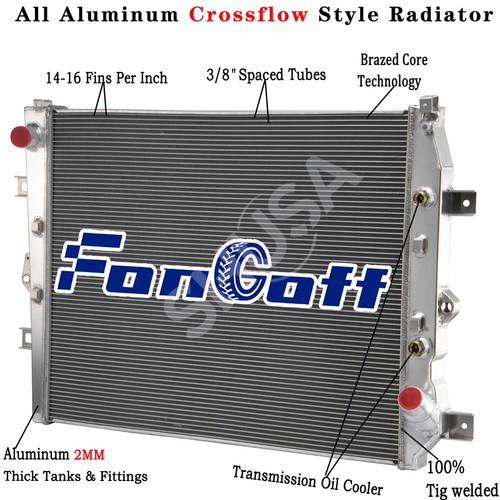 3-Row Radiator fit 2011-2016 Silverado GMC Sierra 2500 3500 HD 6.6 ...