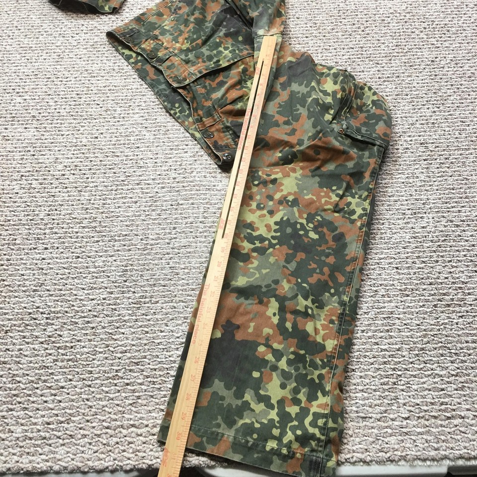 German Bundeswehr Flecktarn Cargo Pants Mens 34x30 Camouflage Surplus ...